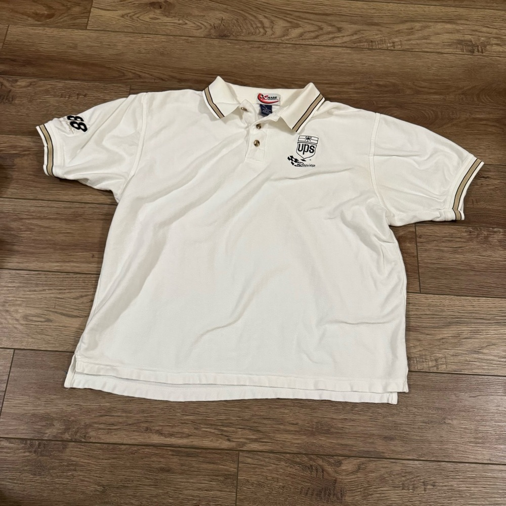 Vintage Nascar Racing Ups Dale Jarrett Polo - Gem